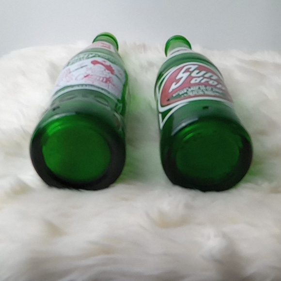 sun drop | Dining | Two Vintage Soda Bottles Sun Drop Hillbilly Brew ...